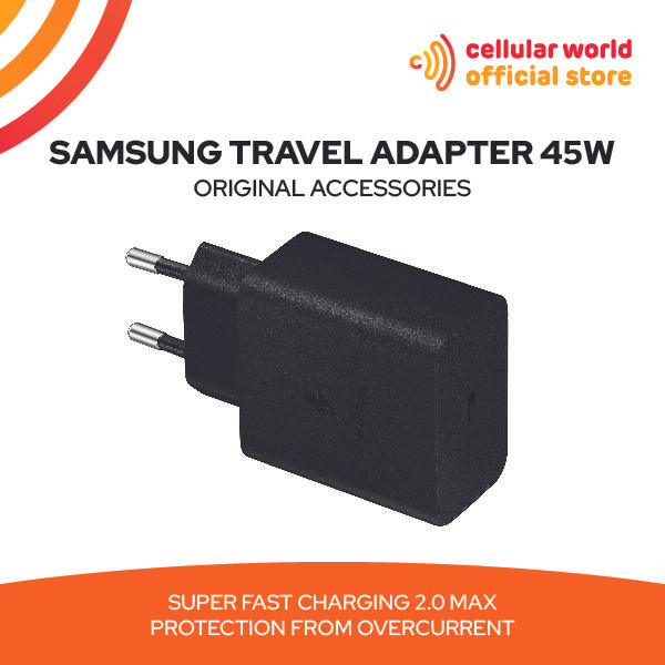 Jual Samsung Travel Adapter 45W USB Type-C to Type-C | Shopee Indonesia
