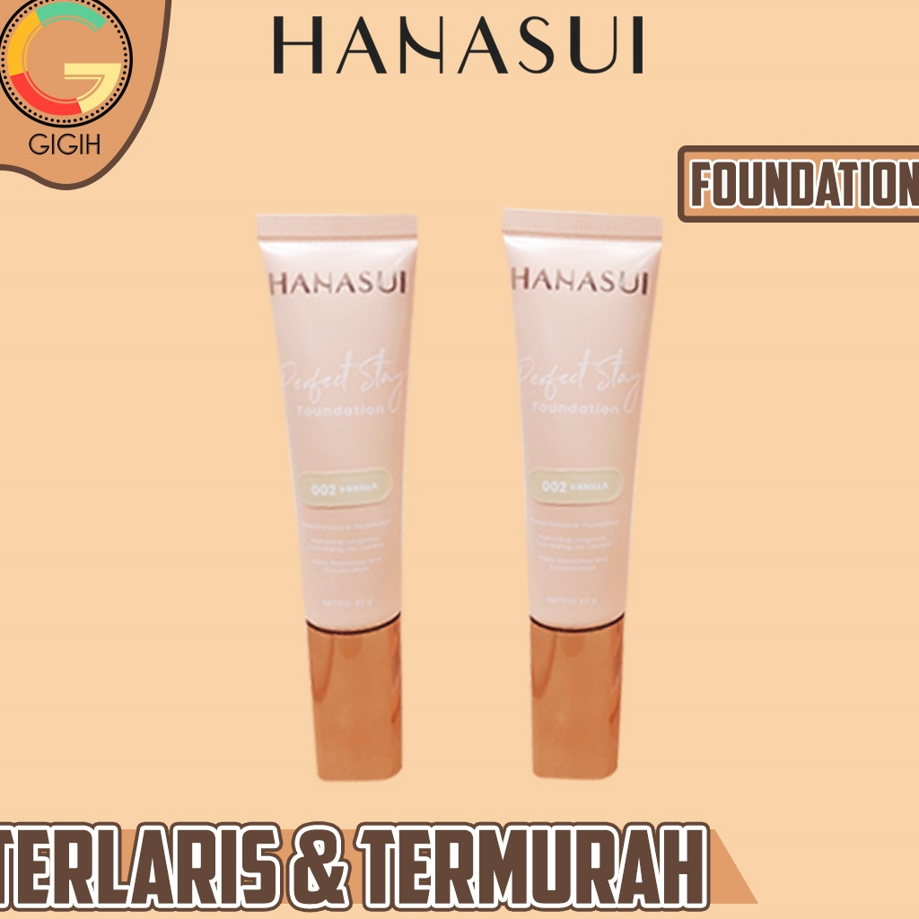 Jual HANASUI FOUNDATION PERFECT STAY 25GR ALL SHADE | Shopee Indonesia
