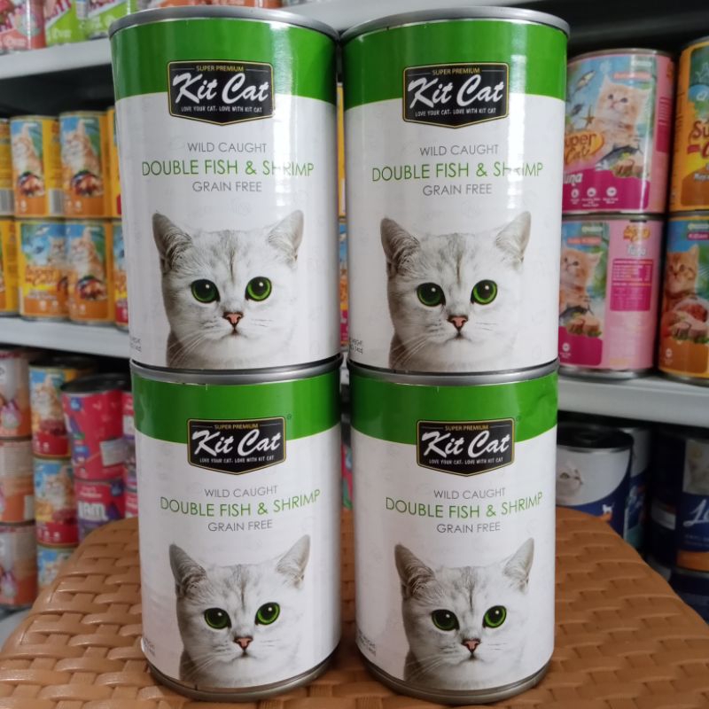Jual Kit cat kaleng double fish &shrimp 400gr Cat Wet Food / Makanan ...