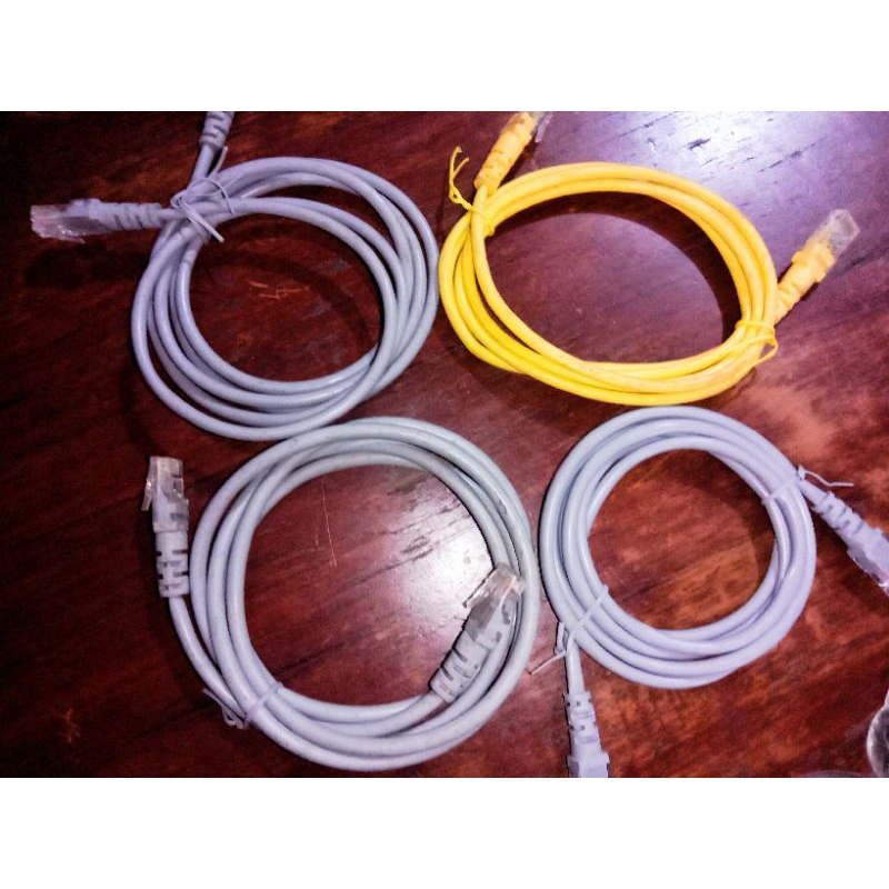 Jual KABEL LAN RECEIVENG CARD CAT 5E UTP 26 AWG Panjang 1,5 Meter ...