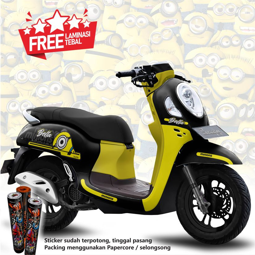 Jual Decal stiker New Scoopy 2023 Minion Full Body / striping Sticker honda scoopy | Shopee ...