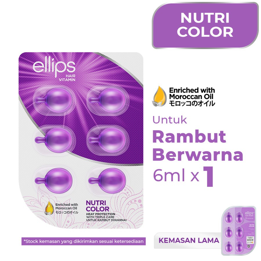 Jual Ellips Hair Vitamin Nutricolor Blister | Shopee Indonesia