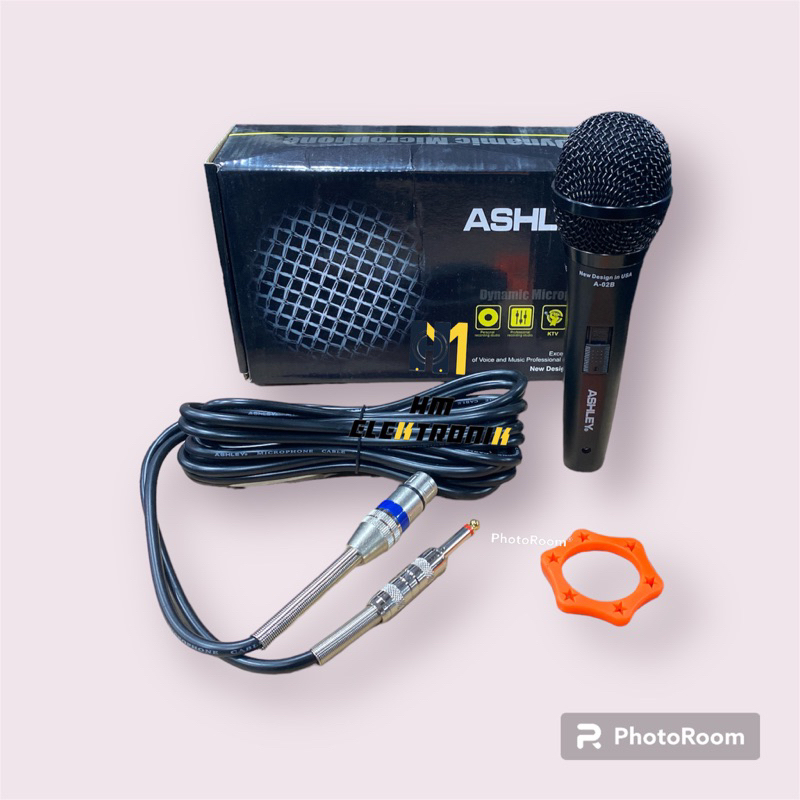 Jual Mic Ashley A 02 Microphone Kabel Ashley dynamic | Shopee Indonesia