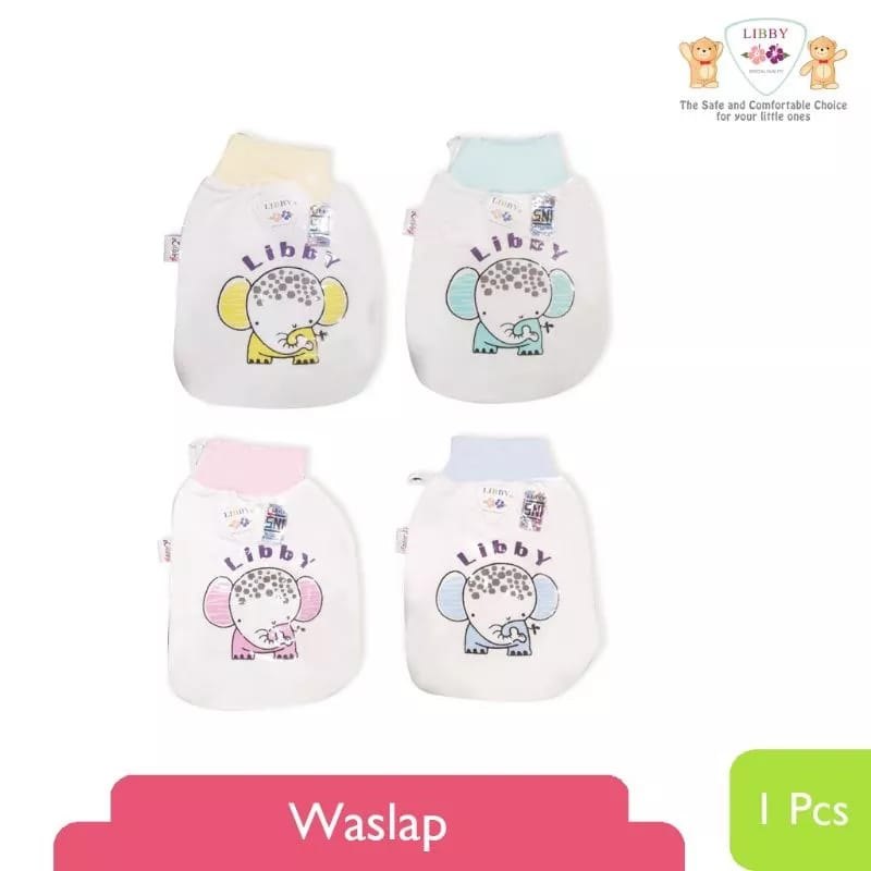 Jual Libby Washlap Cotton Karet/ Washlap Kotak/Washlap Bayi 1 Psc ...