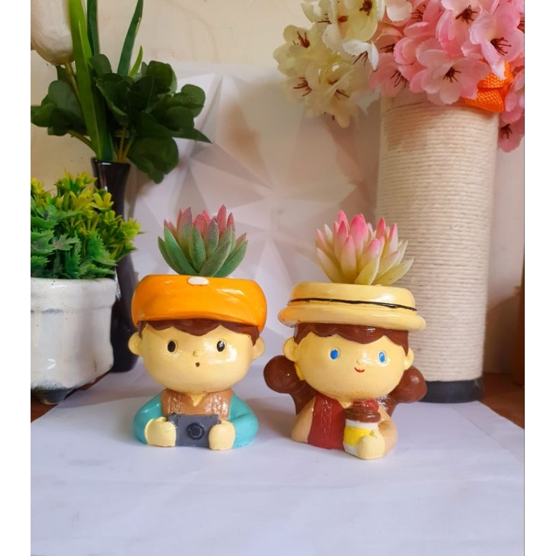 Jual MINICOTTA - Pot Bunga Lucu Unik Karakter Travel Vas Hadiah ...