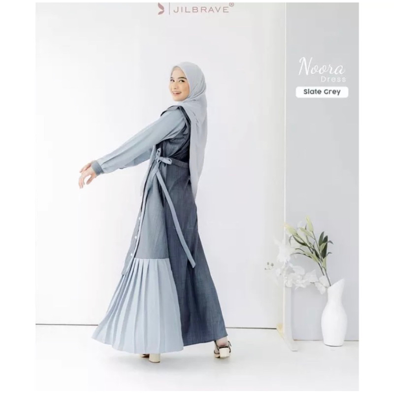 Jual noora dress jilbrave gamis remaja jilbrave noora dress | Shopee Indonesia