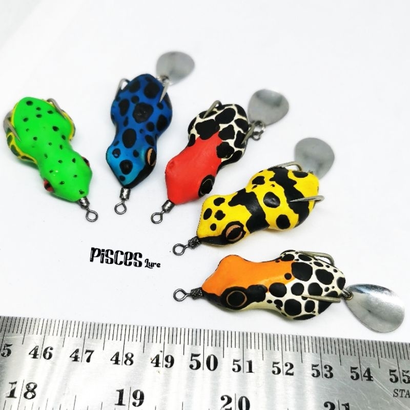 Jual Soft Frog Venomous 5 gram SF Double Hook VMC Umpan Casting Gabus ...
