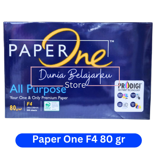 Jual Kertas HVS Paper One F4 Folio 80gram / Paperone F4 80gr / HVS Paperone | Shopee Indonesia
