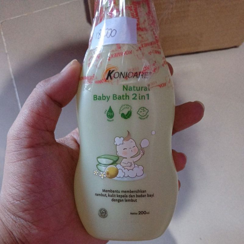Jual KONICARE baby Bath 2in1 ( 200ml ) | Shopee Indonesia