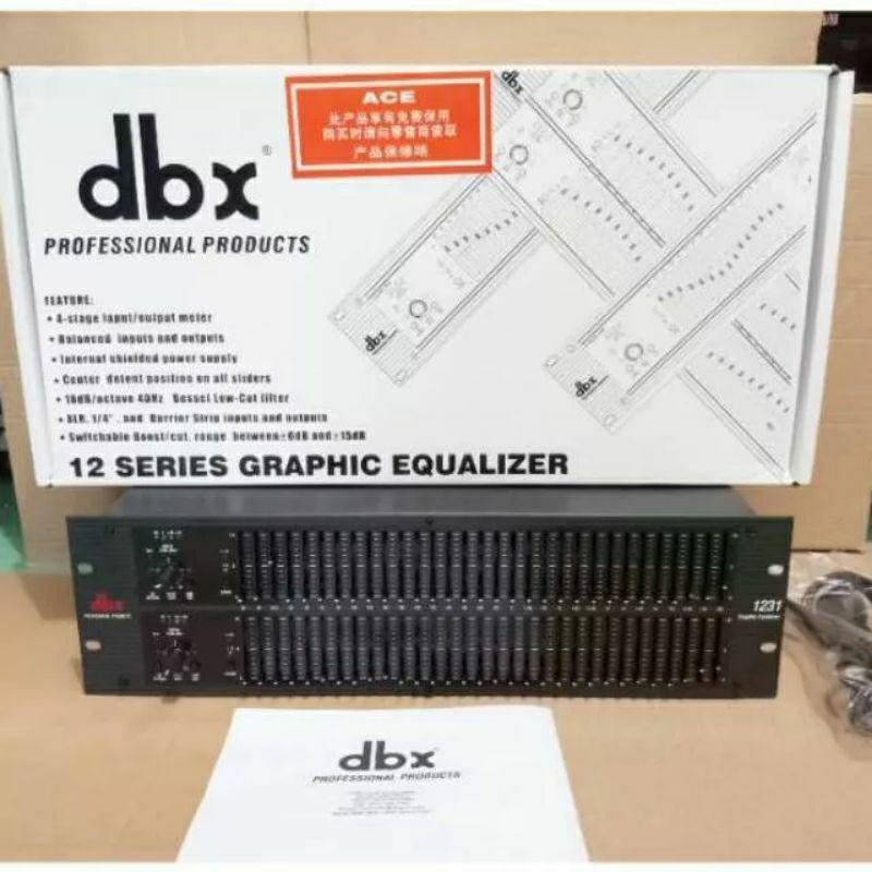 Jual Equalizer DBX 1231 12 Series Graphic Equalizer | Shopee Indonesia