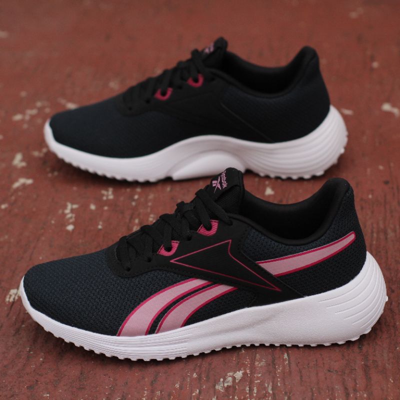 Jual sepatu reebok lite women running shoes black original | Shopee ...