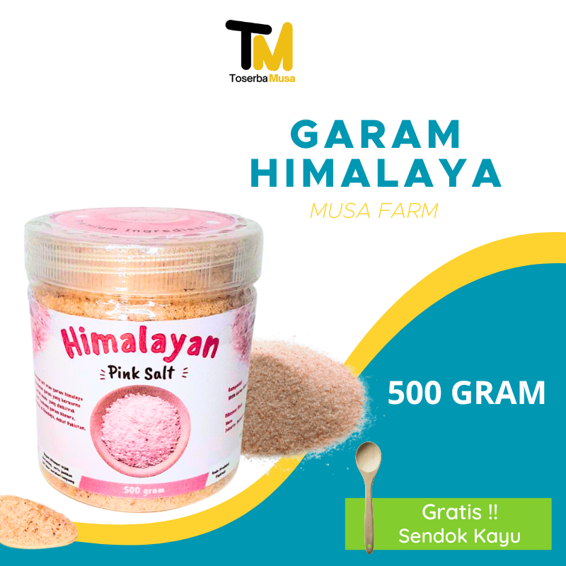 Jual Garam Himalaya Pink Salt 500 Gram Kualitas Premium Garam SEHAT ...