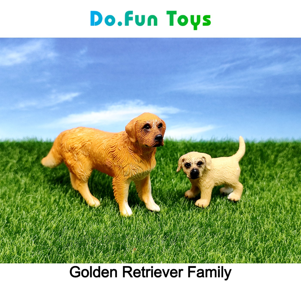Jual Animal Figurine | GOLDEN RETRIEVER DOG / Mainan Miniatur Binatang ...
