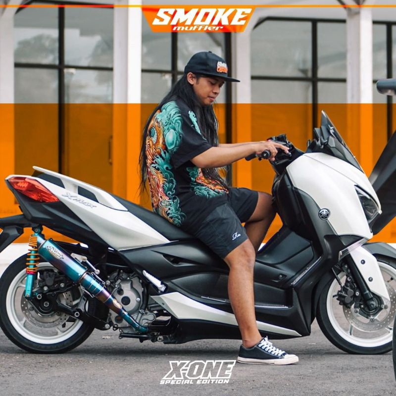 Jual Knalpot Racing XMAX 250 XMAX 300 Tipe Falcon Blue series Full ...