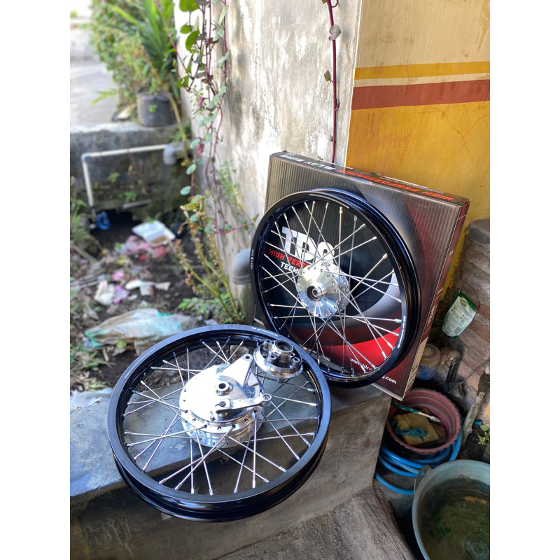 Jual Velg set pnp herex cb,gl,mp,tiger,dll velg tdr hitam ring-17 ...