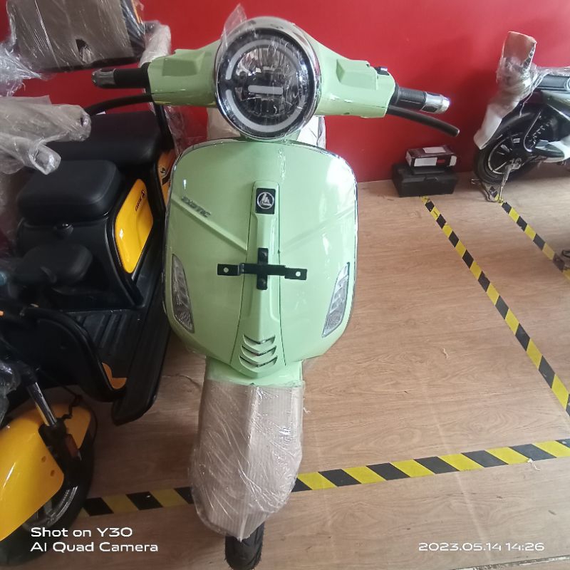 Jual Motor listrik Sprinter Pro-Max Exotic Pacific Green | Shopee Indonesia