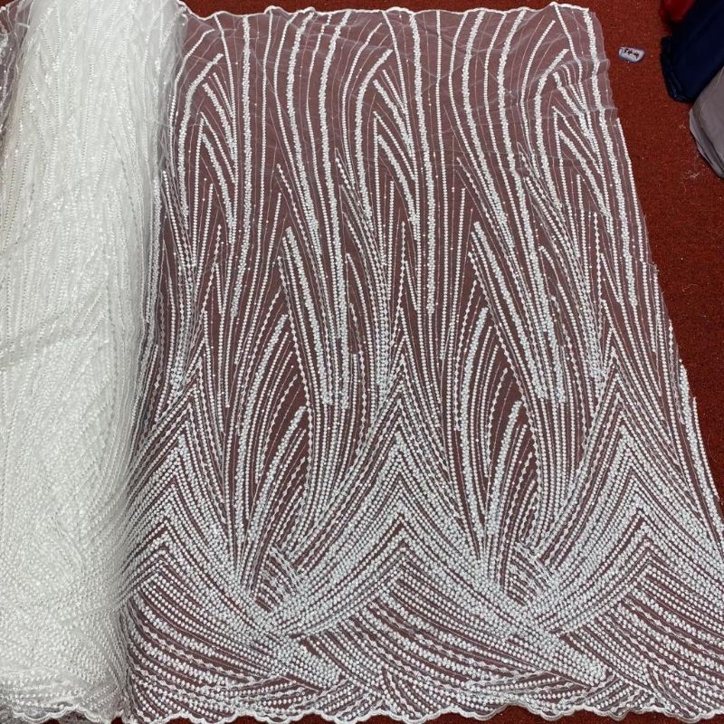 Jual Kain Payet Sequin Ellisab Vktr/Mewah/Bo/Tebal/Bahan Kebaya ...