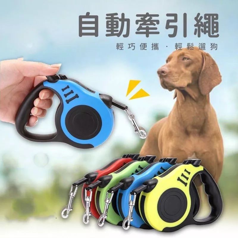 Jual TALI TUNTUN ANJING 3m 5m TALI TUNTUN RETRACTABLE 3m RETRACTABLE 5m ...
