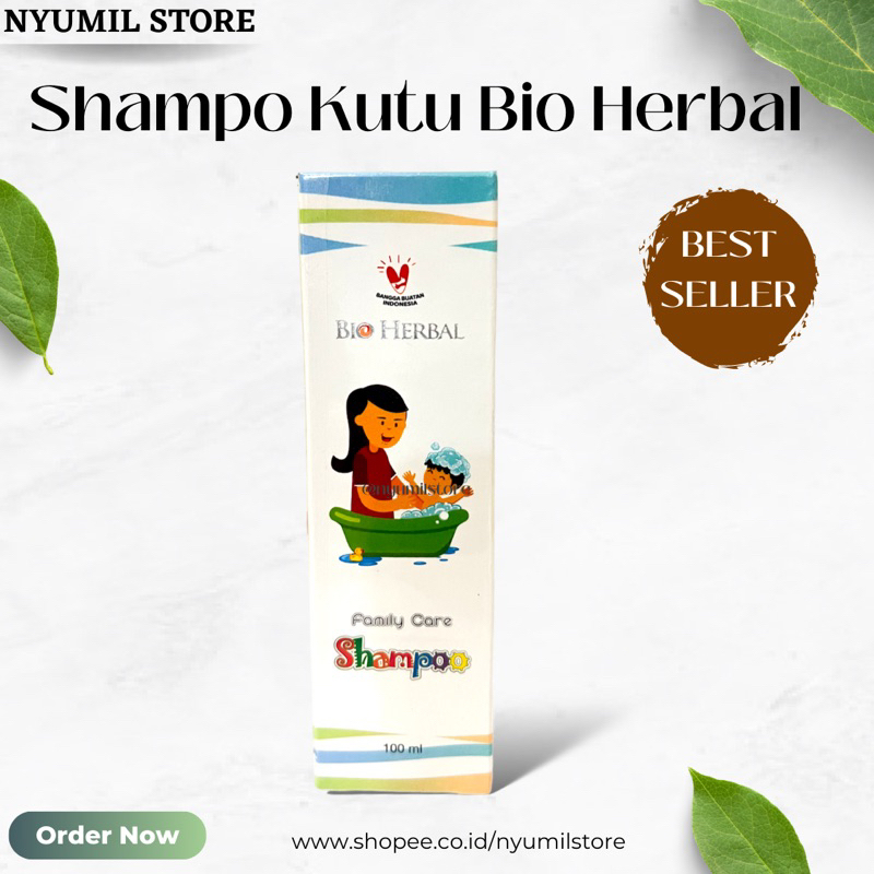 Jual BIO HERBAL SHAMPO KUTU 100 ML - AMPUH MENGHILANGKAN KUTU | Shopee ...