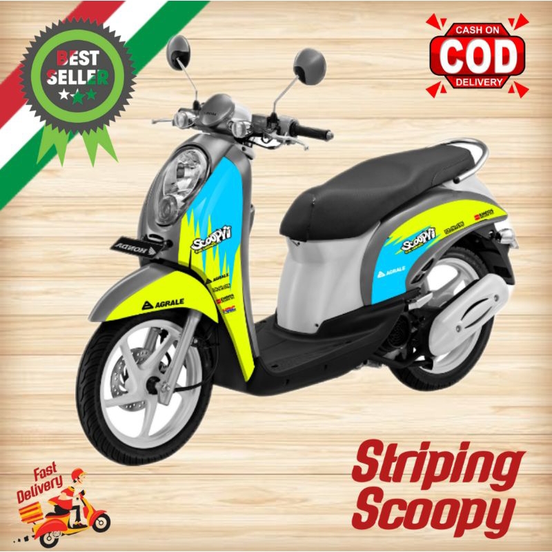 Jual Striping Scoopy Striping Body Scoopy Otomotif Motor Sparepart Suku ...