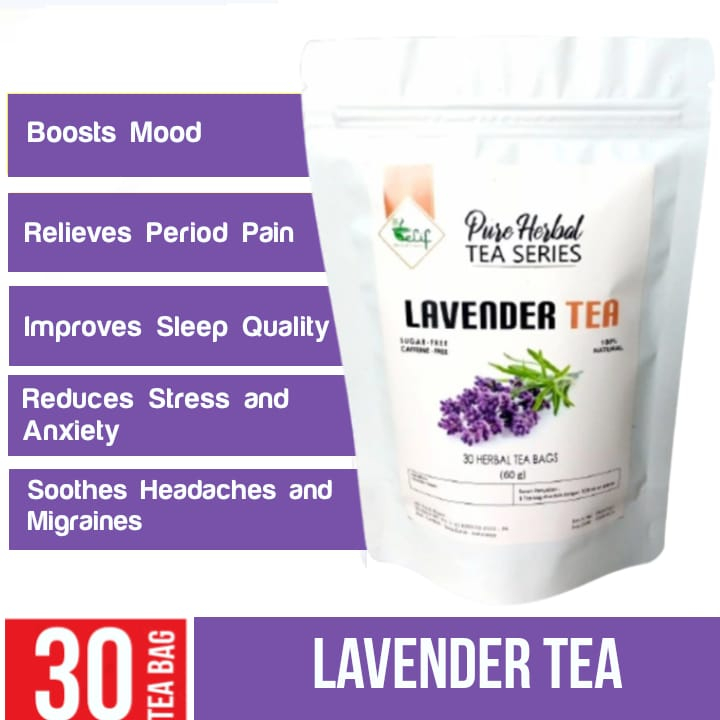 Jual Lavender Tea : Teh Bunga Lavender Kering ( 30 Tea Bag ) | Shopee ...