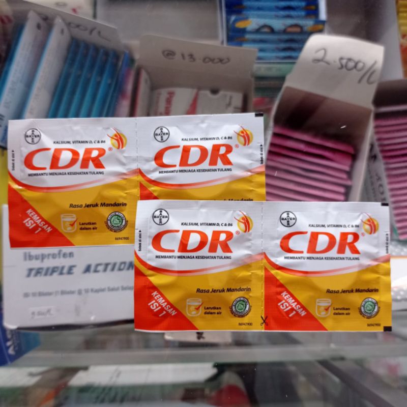 Jual CDR EFFERVESCENT 1 SACHET @2 TABLET | Shopee Indonesia