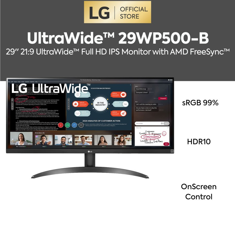 Jual LG UltraWide 29WP500-B 29 Inch Monitor - FHD IPS HDR10 | Shopee ...