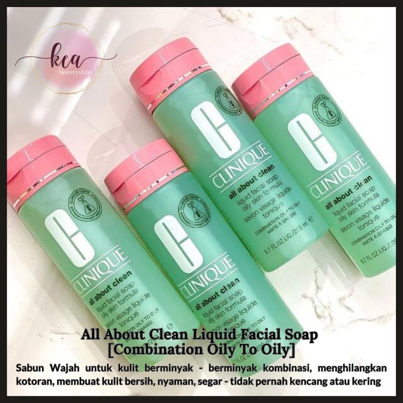 Jual CLINIQUE ALL ABOUT CLEAN LIQUID FACIAL SOAP OILY SKIN FORMULA ...