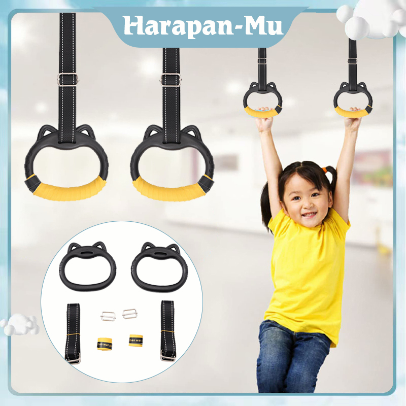 Jual 2 Pcs Gym Ring | Pull Up Bar Gymnastic Ring Cincin Senam ...