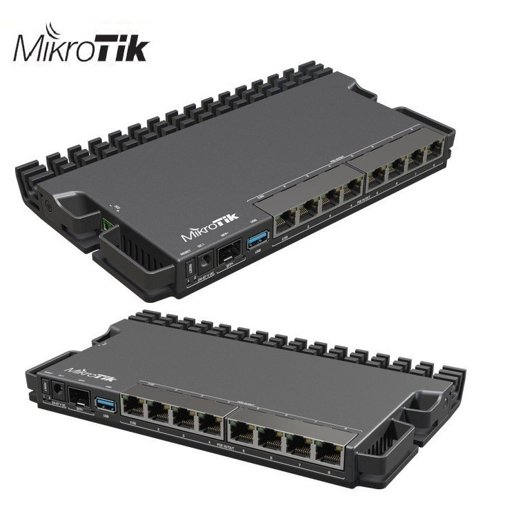 Jual MikroTik RB5009UPr+S+IN , RB5009 5009UPr router POE 7x Gigabit 1x ...