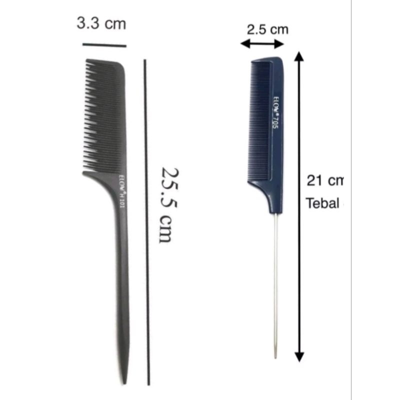 Jual ELOV Sisir Sasak Tulang/Sisir Ekor Besi | Shopee Indonesia