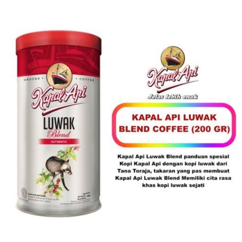 Jual kapal api premium luwak bend can | Shopee Indonesia