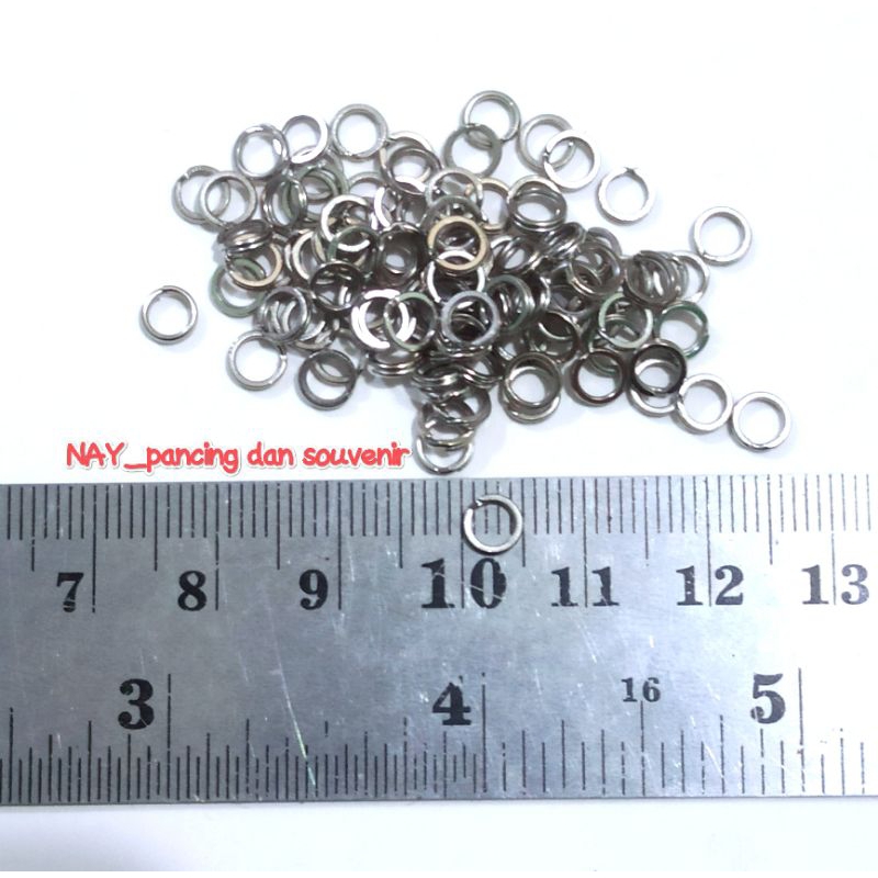 Jual Split ring pipih per 100 pcs | Shopee Indonesia
