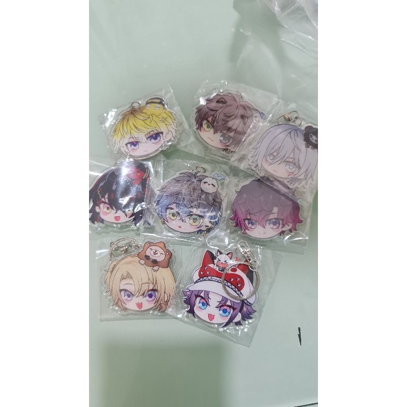 Jual Keychain charm VTuber Nijisanji EN luxiem noctyx chibi head series ...
