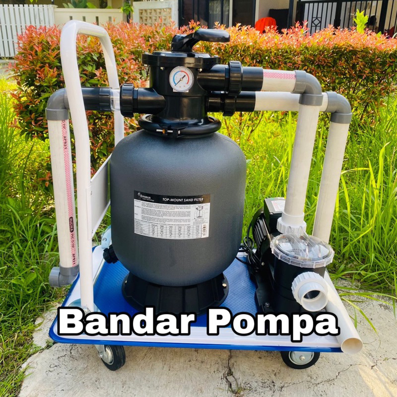 Jual Paket Pompa Vacum Kolam Renang Portable Troli Mesin Pompa Kolam ...