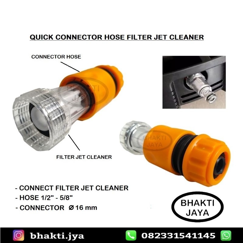 Jual Quick Connector | Sambungan Selang Inlet Jet Cleaner High Pressure ...