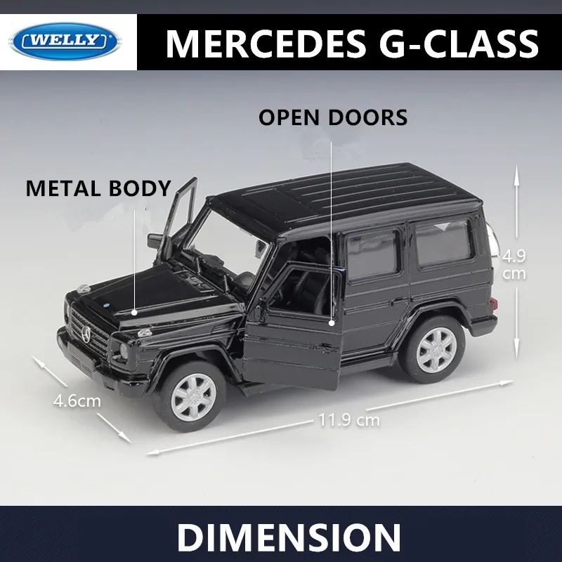 Jual Welly Mercedes Benz G Class Mainan Mobilan Skala 34 39 Jagat ...