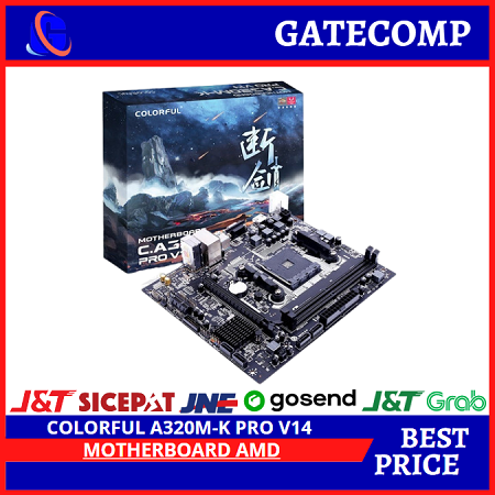 Jual MOTHERBOARD COLORFUL A320M-K PRO V14 (AMD AM4, A320M, DDR4, USB3.0 ...