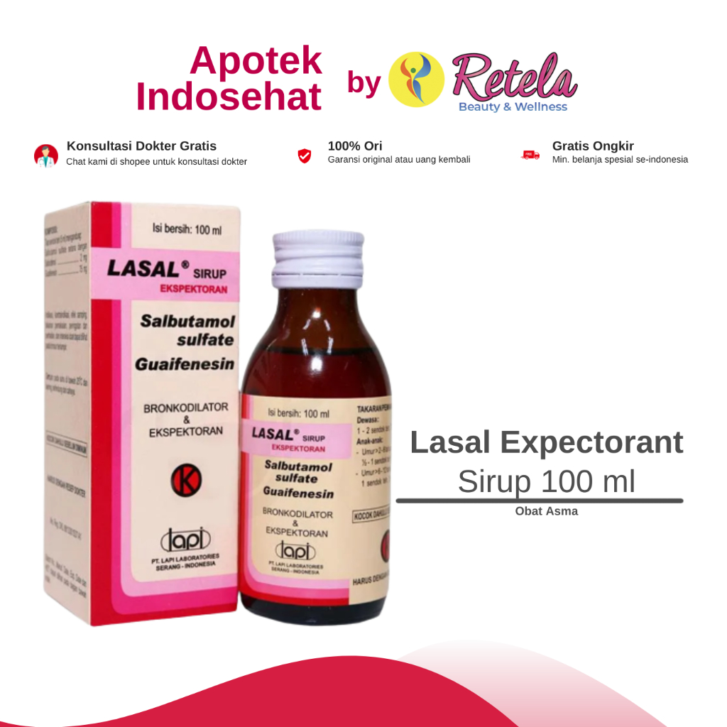 Jual LASAL EXPECT SYRUP 100ML | Shopee Indonesia