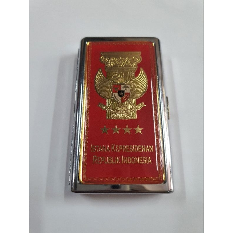 Jual Wadah Rokok Logo | Tempat Rokok Istana Presiden Merah | Tempat ...