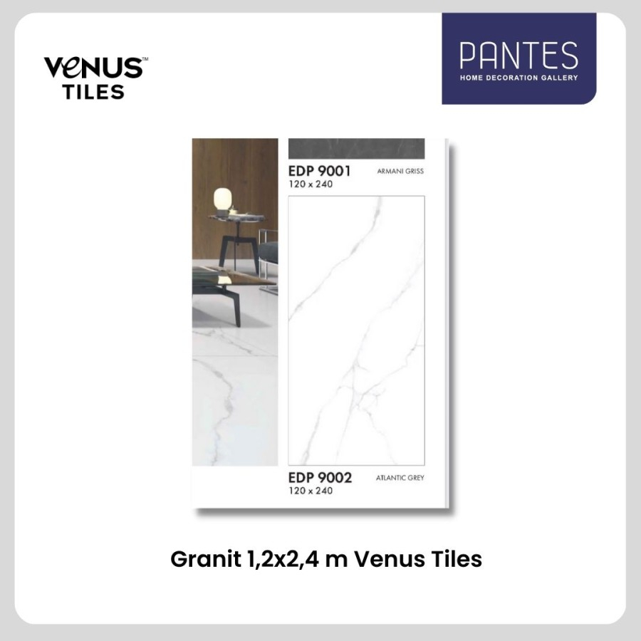 Jual Granit Venus EDP 9002 Atlantik Grey LEMBAR - 1.2x2.4 M | Shopee ...