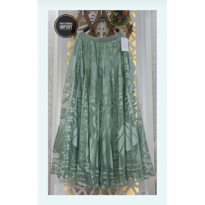 Jual ROK BURKAT IMPORT PJ.95CM Premium Ngembang Tanpa Sambungan ...