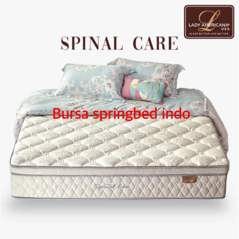 Jual lady americana spinal care 180 x 200 kasur spring bed | Shopee ...