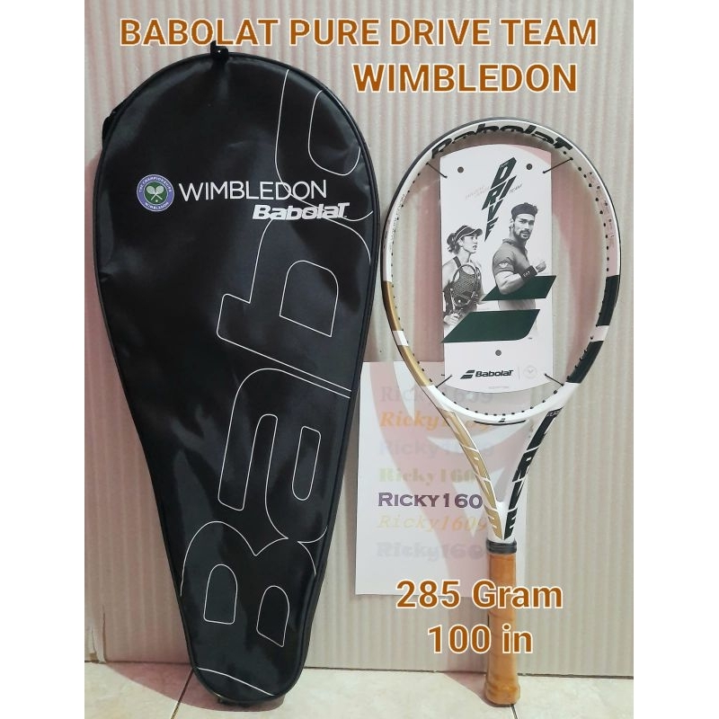 Jual RAKET TENIS BABOLAT PURE DRIVE TEAM - WIMBLEDON - ELLIPTIC FRAME ...