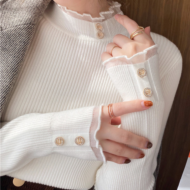 Jual Inner Rajut Turtleneck Premium Lengan Panjang Import|Rajut inara ...