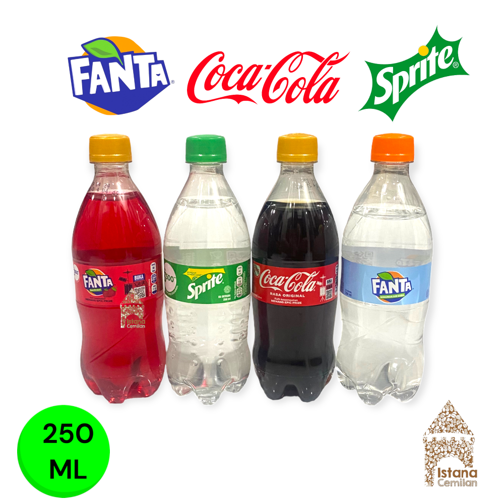 Jual Coca Cola / Fanta / Sprite Minuman Air Soda Botol 250 ML | Shopee ...