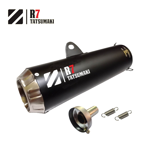 Jual Knalpot Racing slincer Original R7 Exhaust Tipe AR-1 Black Series ...