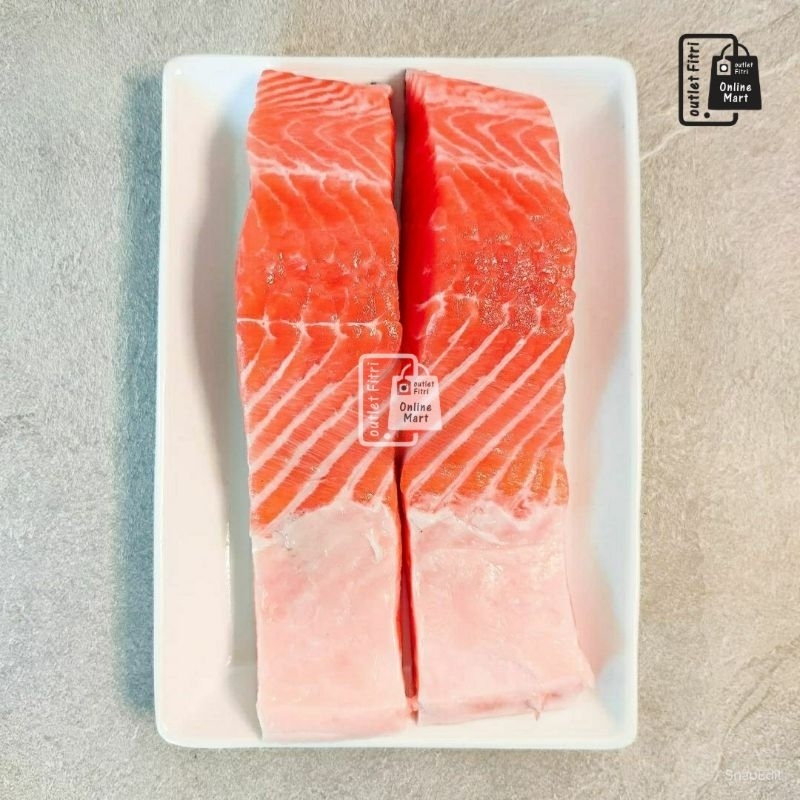 Jual [1pc] Salmon Fillet Frozen | Salmon Atlantic | Salmon Trout Norway ...