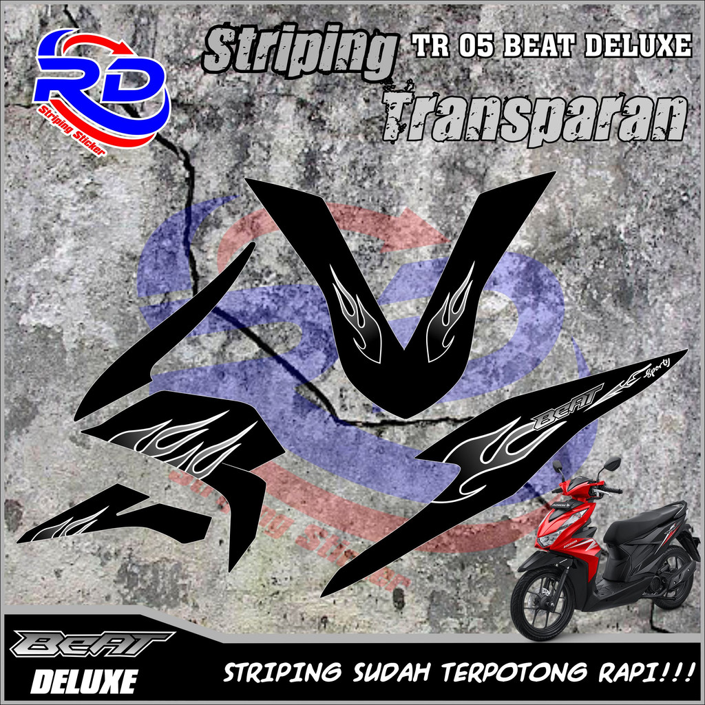 Jual STICKER STRIPING TRANSPARAN BEAT DELUXE NEW ESP 2020-2021-2022 ...