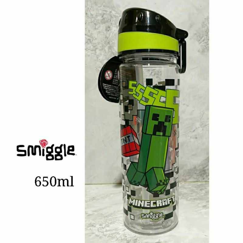 Jual Botol Minum SMIGGLE Sedotan Bottle Anak Sekolah Robot Dino Ghost Monster Unicorn Shark ...